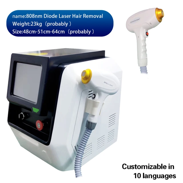 3in1 808nm Pico Laser Diode Laser Epilator 808 Diode Hair Removal ...