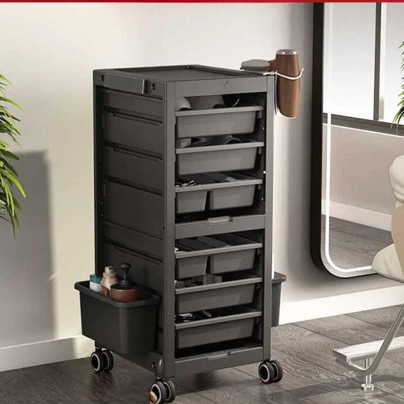 Hair Salon Locker with Drawer Aesthetic Trolley Mobile and Stable Salon ...