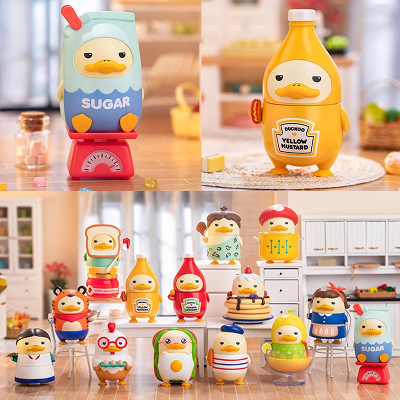 Cute-Cartoon-DUCKOO-Kitchen-Battle-Series-Action-Figure-Dolls-Toys ...