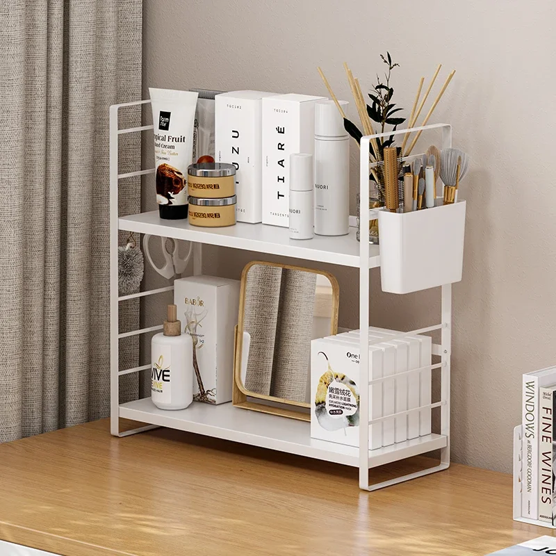 Nordic-Style-Dressing-Table-Organizer-Light-Luxury-Two-Level-Shelf ...