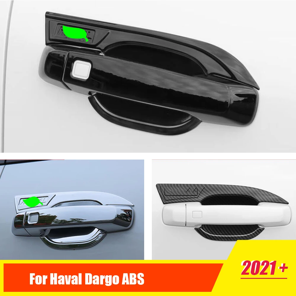 For-Haval-Dargo-2021-2022-2023-ABS-Chrome-carbon-black-Car-door ...