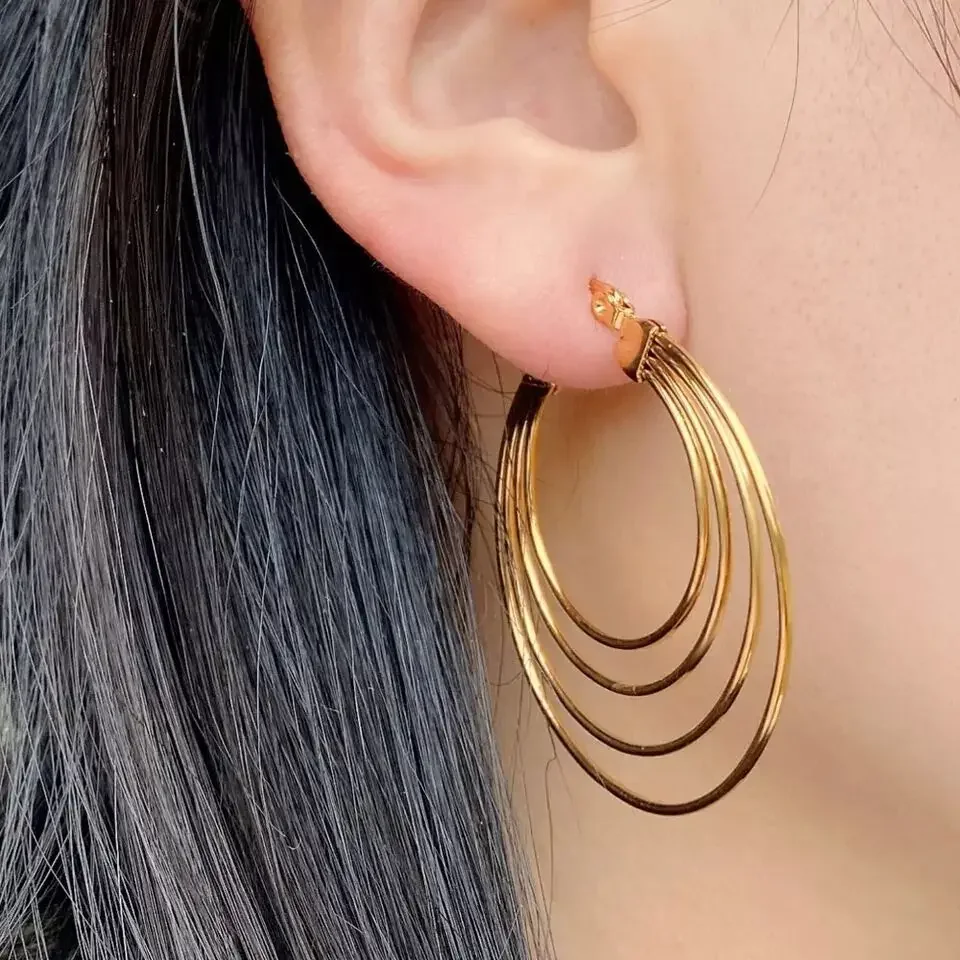 French-mosquito-coil-shaped-stainless-steel-earrings-trendy-fashion ...