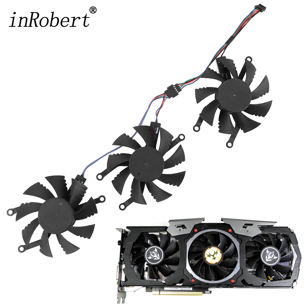 New-75MM-GPU-Cooler-Fan-Replacement-For-Colorful-iGame-GTX-1070-1080-X ...