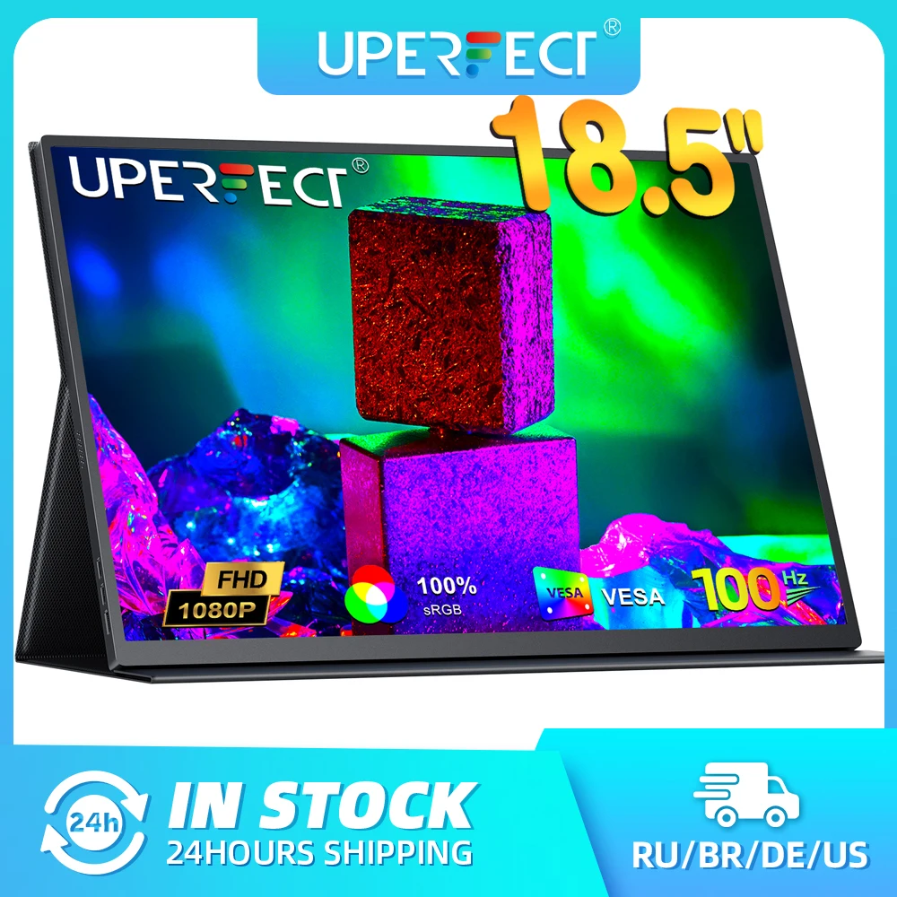 Monitor-port-til-UPERFECT-100hz-18-5-polegadas-para-laptop-FHD-1080P ...