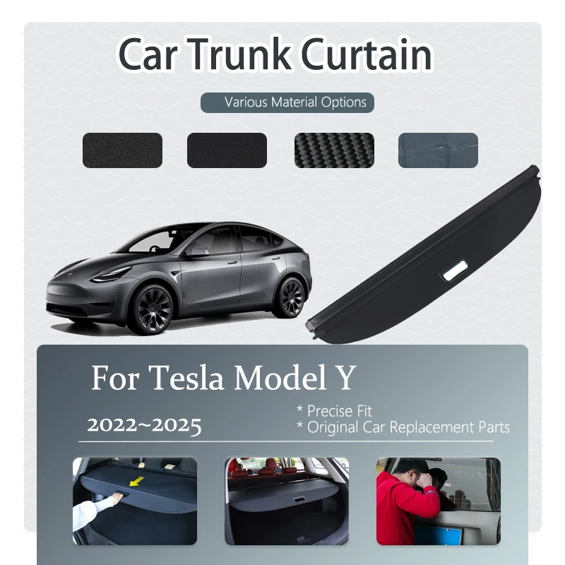 Tesla Model Y Cargo Capacity 2025: How This Retractable Trunk Curtain ...
