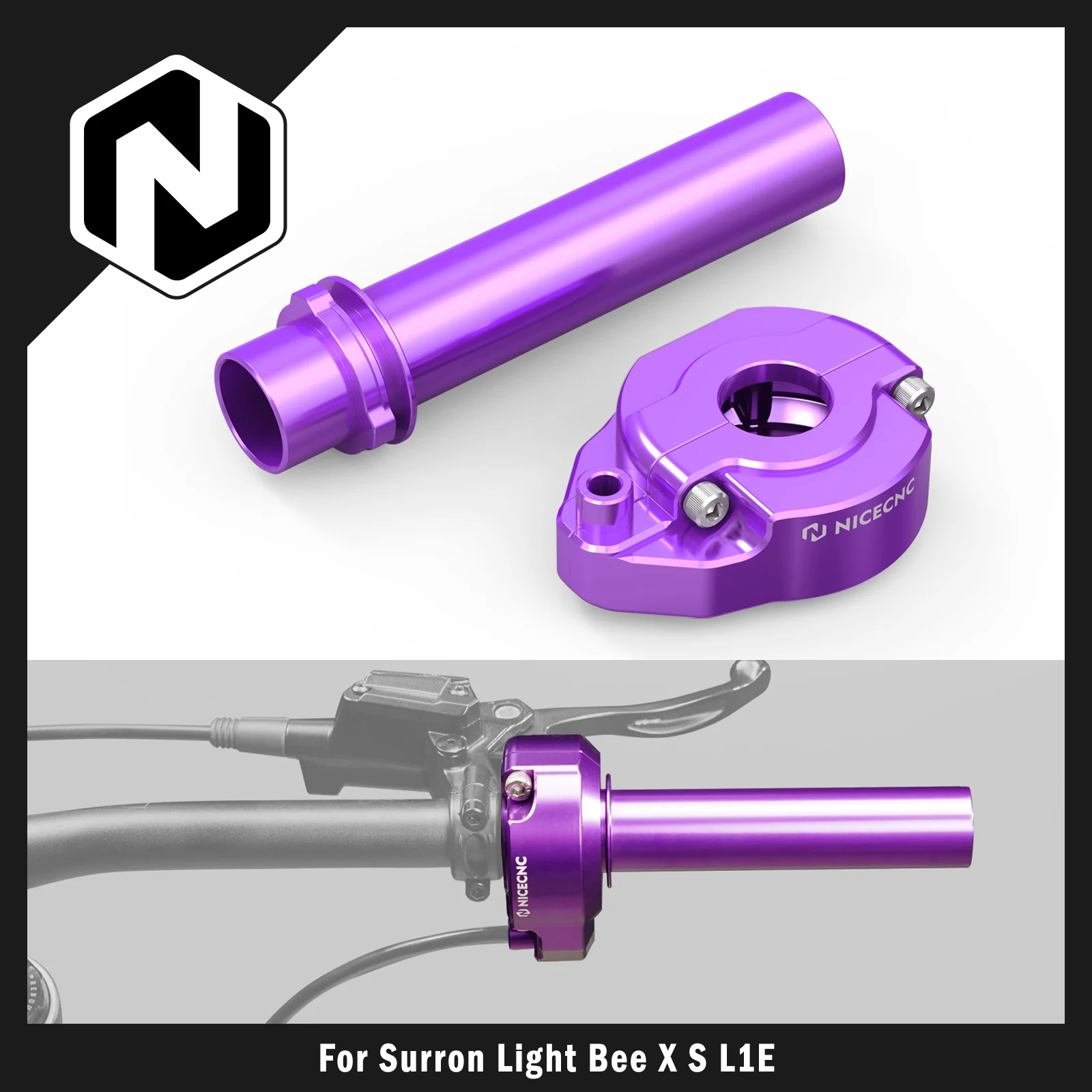 NICECNC For Surron Light Bee X Motocross Throttle Housing Tube For Sur ...