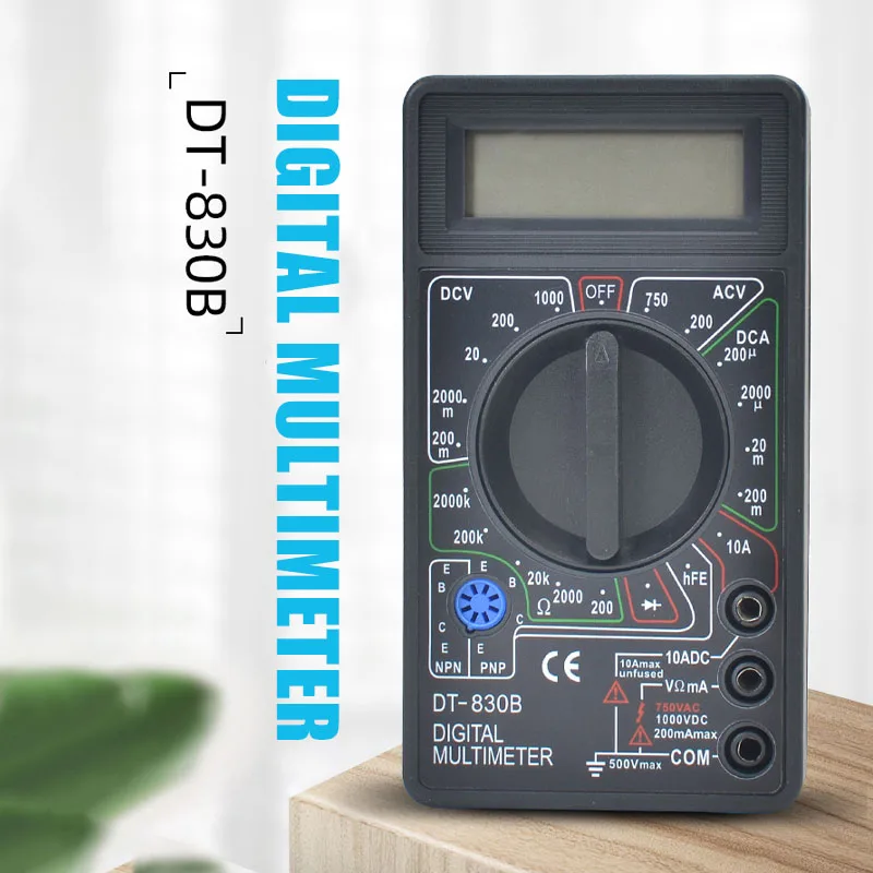 LCD-Digital-Multimeter-DT830B-AC-DC-Voltmeter-Mini-Handheld-Digital ...