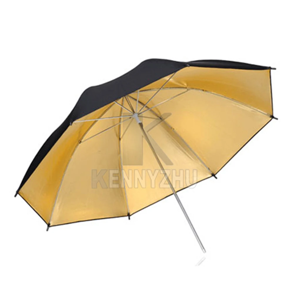 5pcs-lot-33-83cm-Photo-Studio-Black-Golden-Reflective-Umbrella-Gold ...