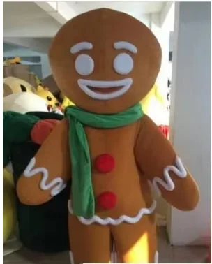 New-Adult-Hot-Sale-Popular-Gingerbread-Man-Fancy-Cartoon-Mascot-Costume ...