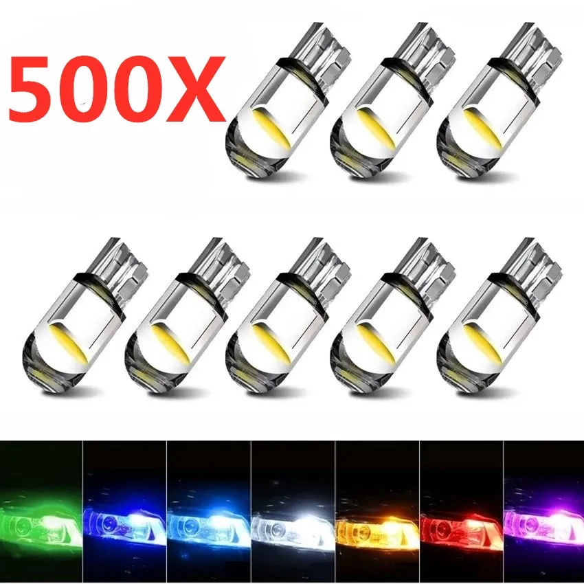 500pcs-COB-Glass-W5W-Led-T10-Newest-Car-Light-6000K-White-Auto ...