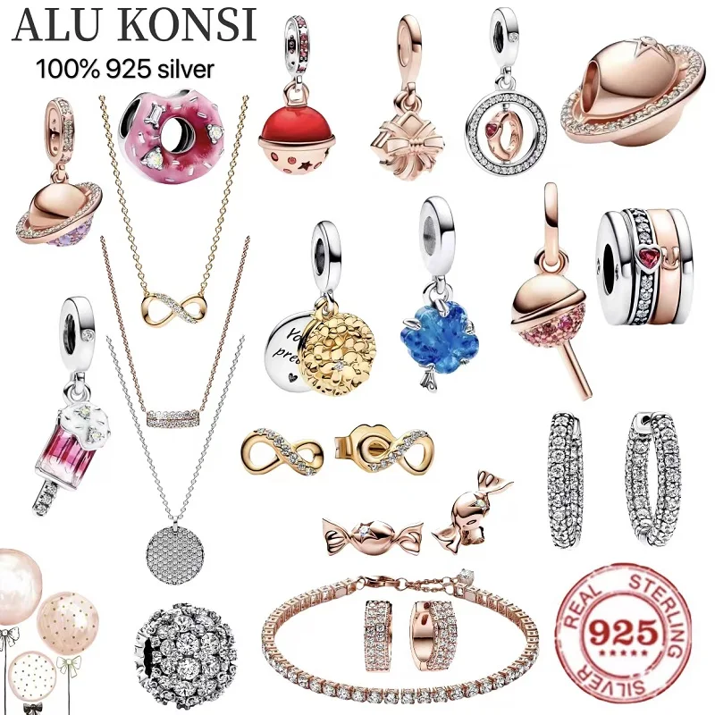 2023-New-925-Silver-Earring-Pendientes-Fit-for-Ladybug-Spring-Moments ...