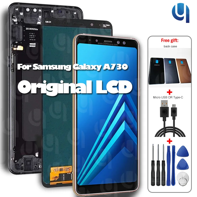 Super-amoled-para-samsung-galaxy-a8-plus-a730-a730f-lcd-screen-display ...