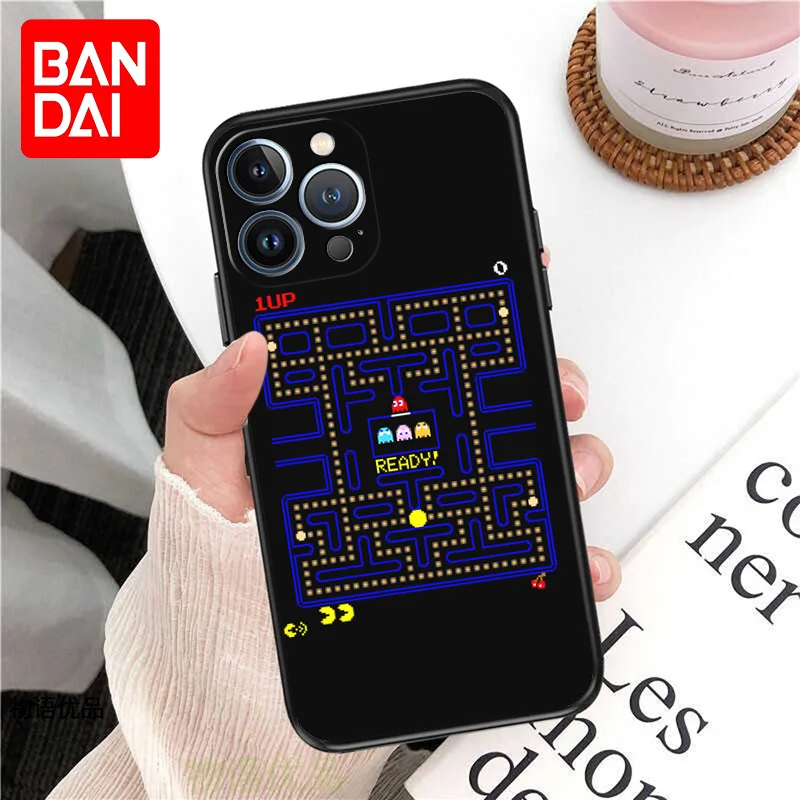 Fashion Pac Man Pacman Pattern Soft Case For iPhone 13 11 12 Pro Max ...
