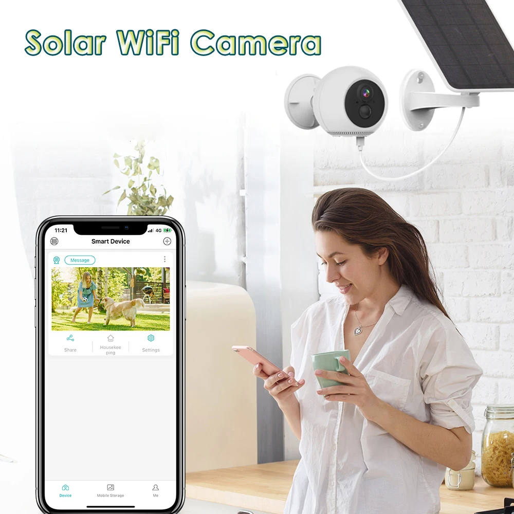 Solar-Panel-Wifi-IP-Outdoor-Rechargeable-Battery-Wireless-Waterproof ...
