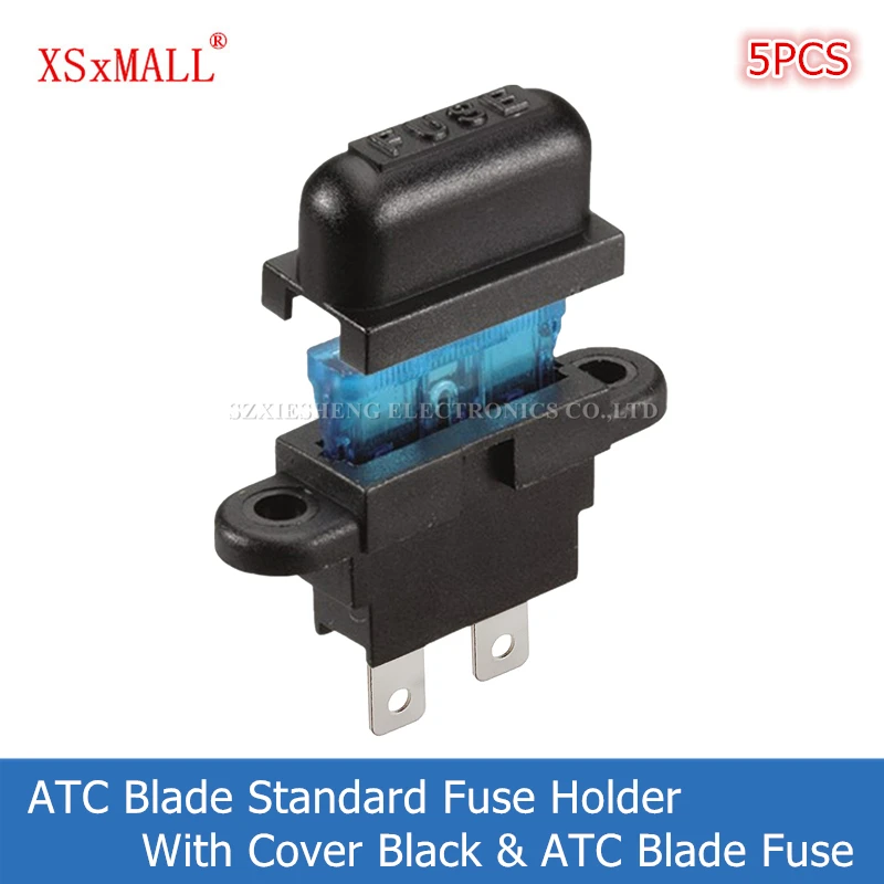 5PCS-Automotive-ATC-Blade-Standard-Fuse-Holder-Seat-for-Car-Boat-Truck ...