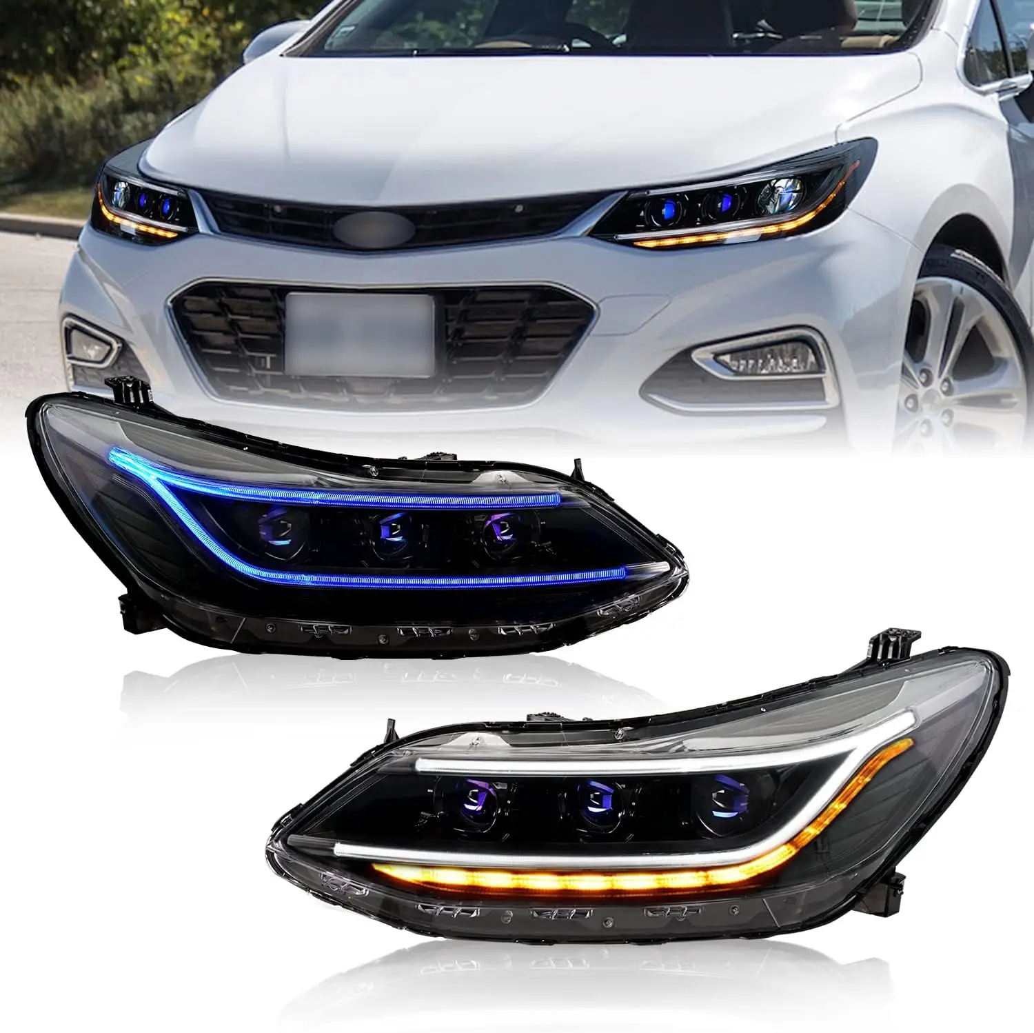 LED-Headlights-Assembly-for-Chevrolet-Chevy-Cruze-2016-2019-DRL ...
