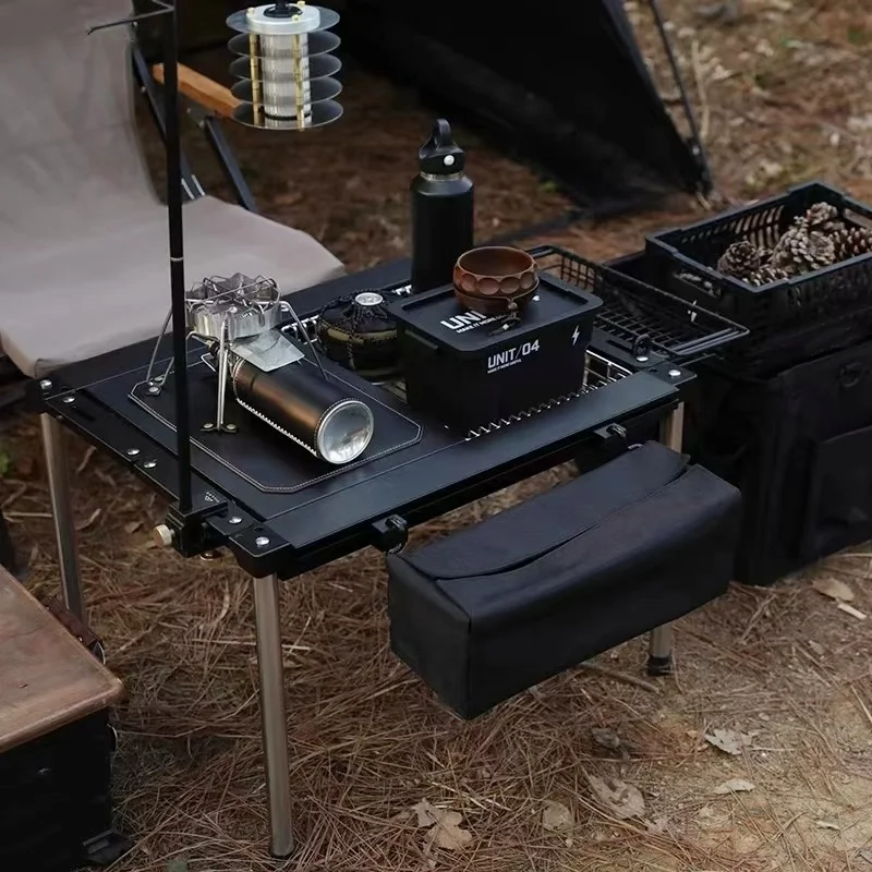 IGT-2-3-4-Unit-Folding-Table-Frame-Aluminum-Alloy-Black-Cool-Frame ...