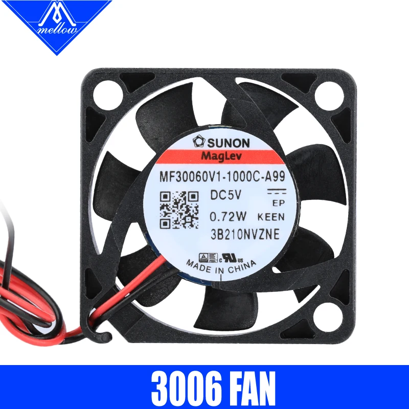 Mellow-Sunon-5V-DC-Fan-com-Suspens-o-Magn-tica-Rolamento-30X30X6mm ...
