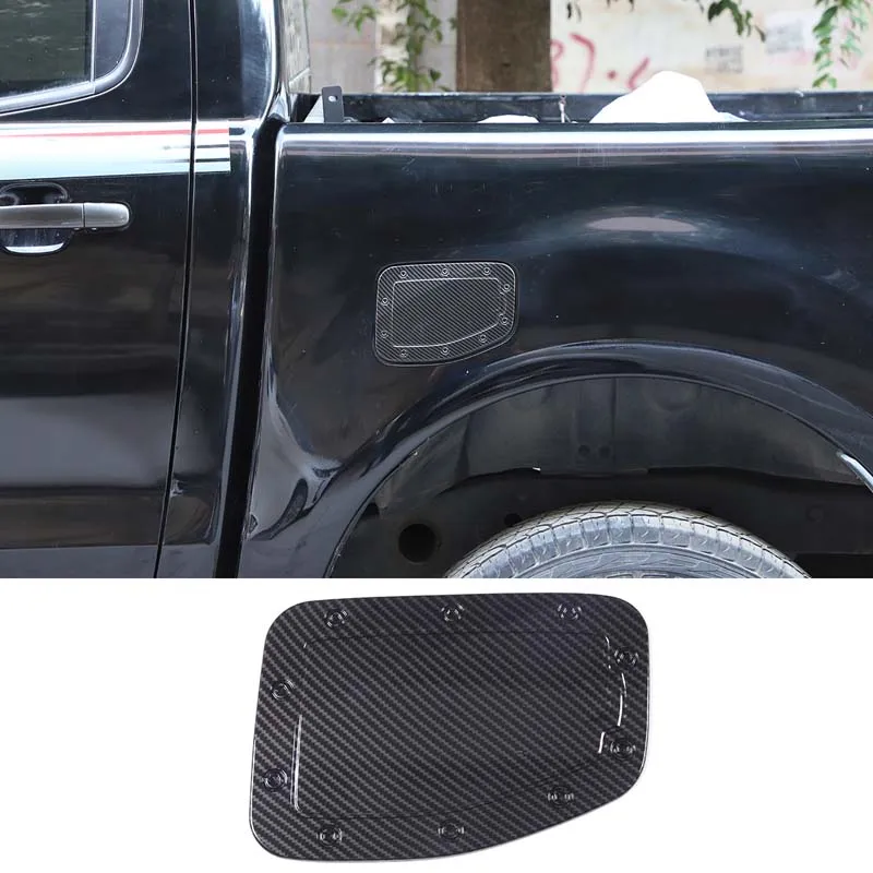 ABS-Matte-Black-Car-Fuel-Tank-Gate-Cover-Gas-Tank-Guard-Trim-Kit-For ...