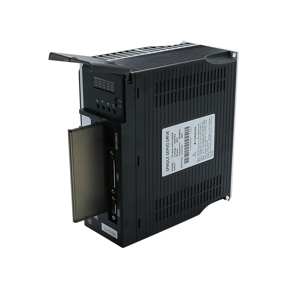 HLTNC AC Servo Spindle Motor With Driver Kit 3.7KW 5.5KW 7.5KW 380V 3phase 6000 8000 RPM With ...