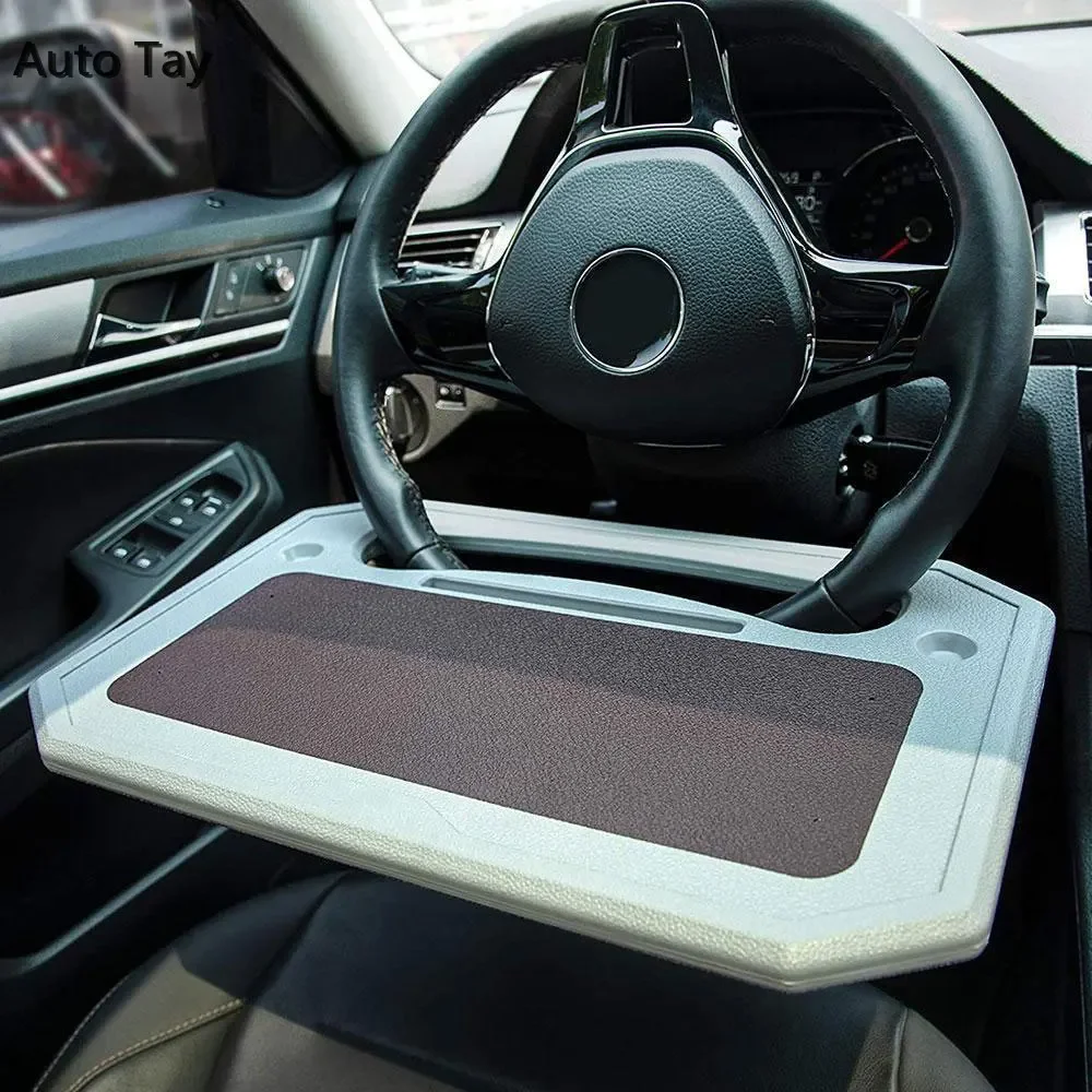 Universal Car Table Steering Wheel Eat Work t Drink Coffee Goods Holder ...