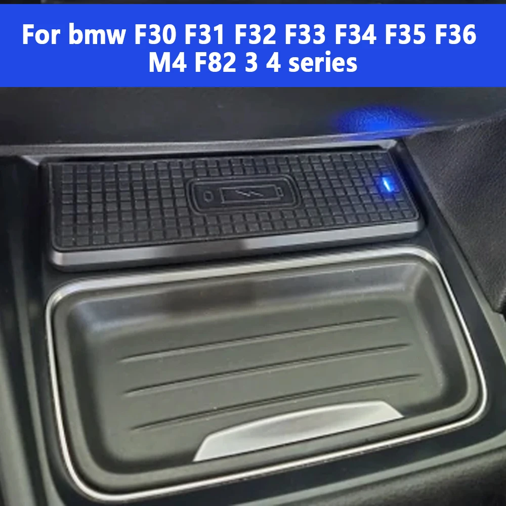 15w Wireless Fast charger For bmw 3 4 series F30 F31 F32 F33 F34 F35 ...