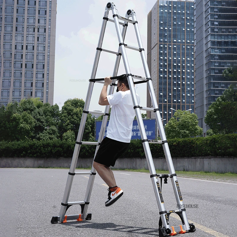 European-Aluminum-Alloy-Folding-Step-Ladders-Household-Portable-Lifting ...