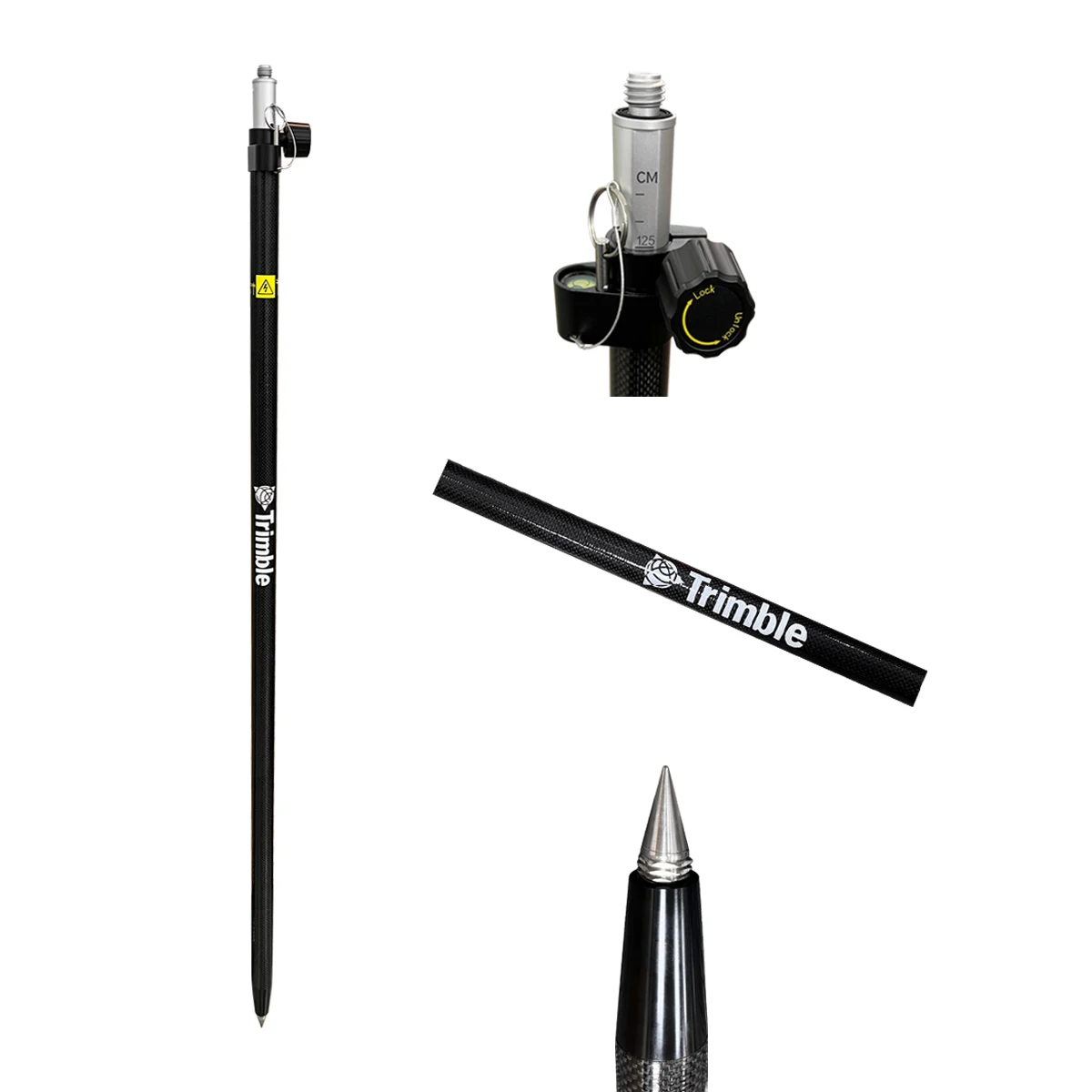 2-1M-surveying-pole-for-Trimble-Telescopic-Carbon-Fibre-GPS-RTK ...