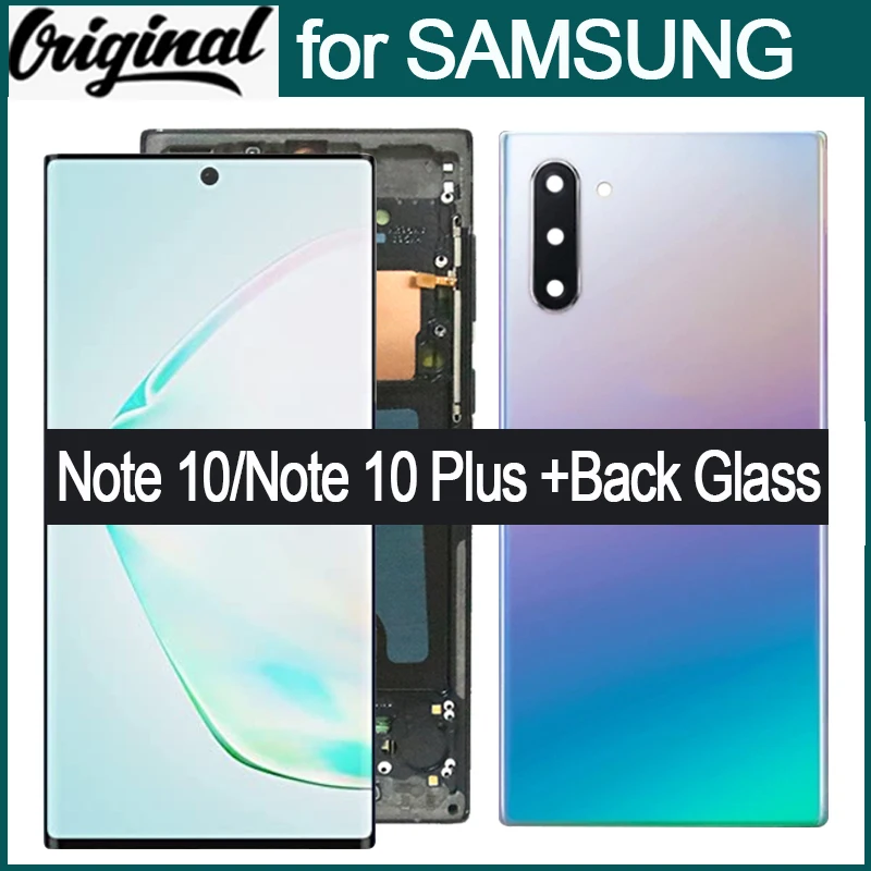 Original amoled lcd substituição para samsung galaxy note 10 touch ...