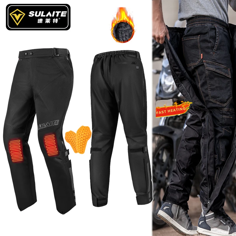 SULAITE-Motorcycle-Pants-Warm-Riding-Electric-Heating-Quick-Release ...
