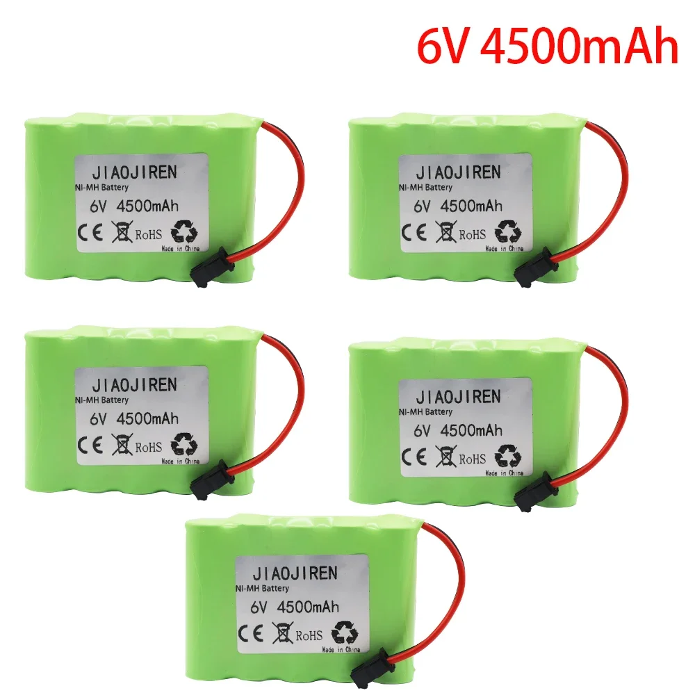 Nimh AA 6v 4500mAh Battery For Rc toys Cars Tanks Robots Gun Upgraded ...