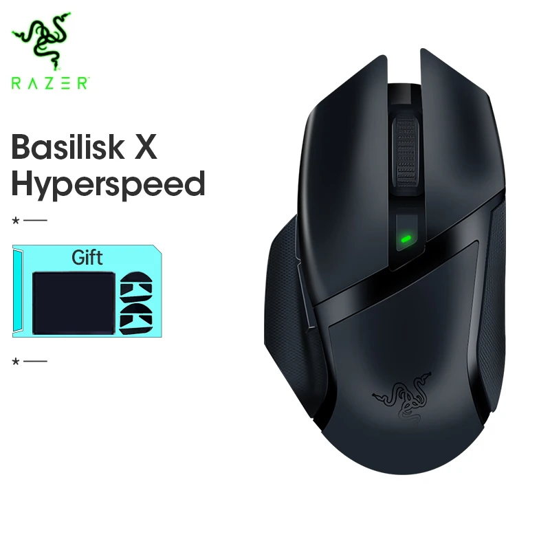 Razer-Basilisk-X-Hyperspeed-Gaming-Mouse-Wireless-Bluetooth-Mouses-PC ...