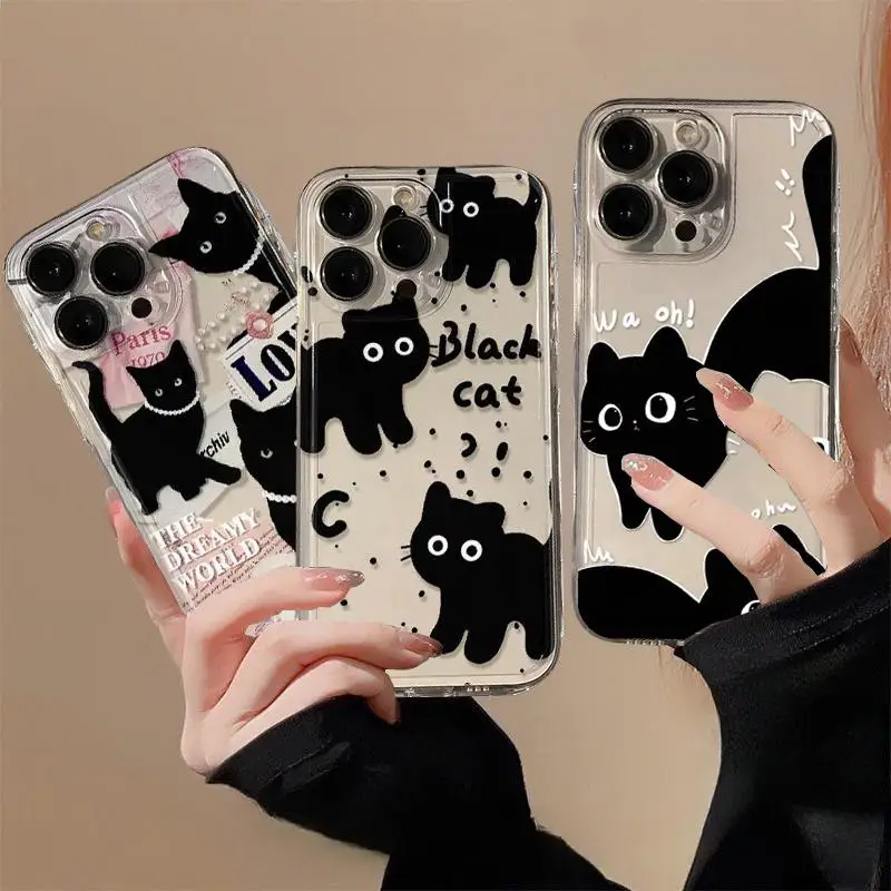 Cute Cat Phone Case for OPPO Reno 10 5G 12 11 10 Pro Plus 11F 12F 6 8 ...