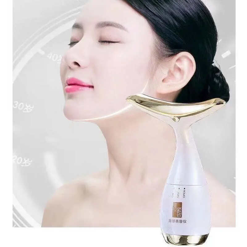 White-Portable-Ultrasonic-Beauty-Instrument-Massage-Facial-Beauty ...