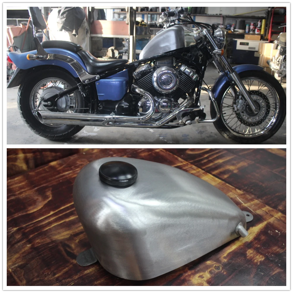 9 L Motorcycle Petrol Tank With Cap Handmade Modified Retro Motorbike ...