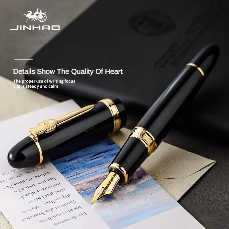 JINHAO-159-Fountain-Pen-F-M-Copperplate-Calligraphy-Round-Flourish-Body ...