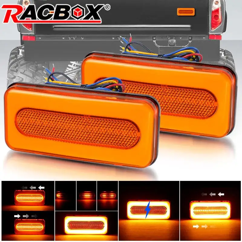 3-IN-1-68-LED-Tail-Lights-Brake-Light-Trailer-Truck-Sequential-Turn ...