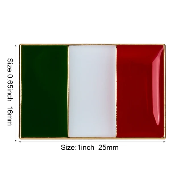 Italy Badge Symbol Pin Metal Badges Decorative Brooch Pins for Clothes ...