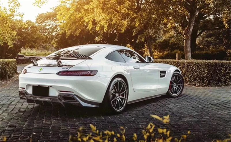 For Mercedes Benz AMG GT GTS GTC GTR 2015-2023 High Quality REAL Carbon Fiber Rear Diffuser ...