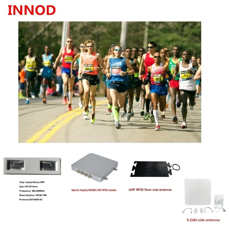 1000pcs/lot sports marathon running bike bicycle smartrac UHF foam ...