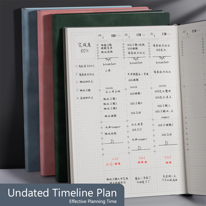 Creative-Undated-A5-Notebook-Timeline-Plan-This-Schedule-Daily-Planner ...