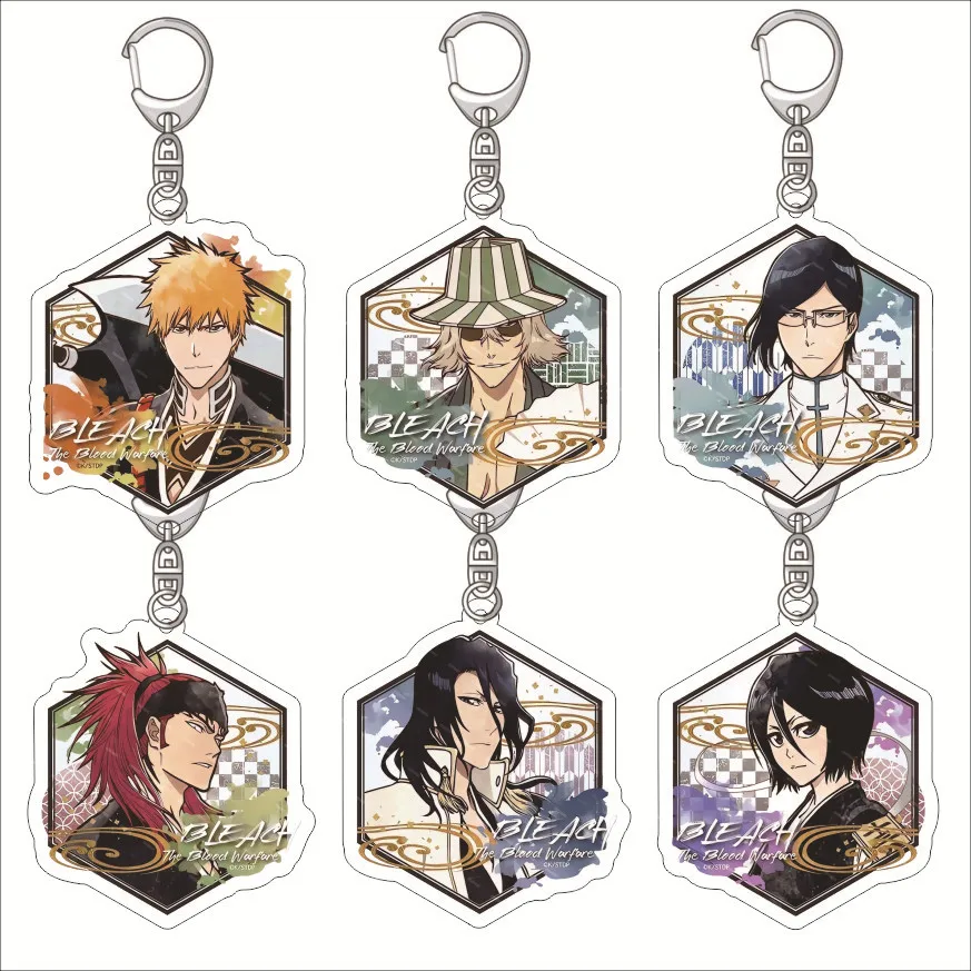 Anime-Bleach-Acrylic-Keychain-Yoruichi-Shihouin-Kisuke-Urahara-Ichigo ...