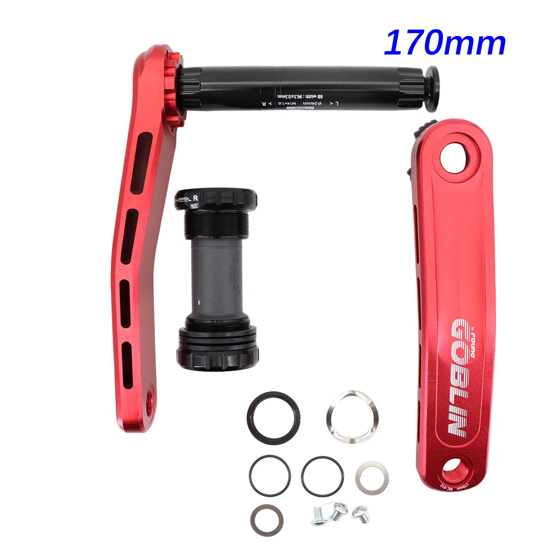 Fovno GXP Crankset MTB Bike 3mm Offset Chainring Round Oval Deckas for Sram Direct Mount X9 X0 ...