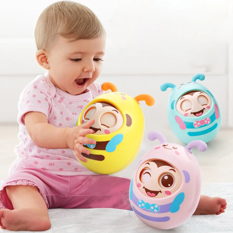 Baby New Tumbler Toy Blink Nod Doll Baby Grip Fun Soothing Puzzle Toys ...