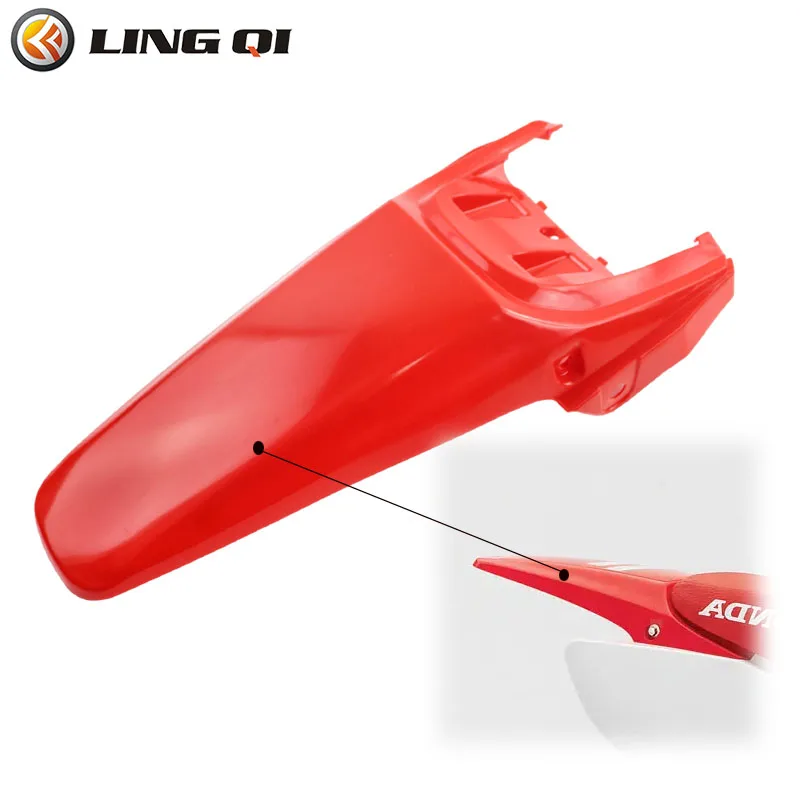 LING-QI-Rear-Fender-And-Rear-Tail-Plate-Of-CRF70-Off-road-Motorcycle ...
