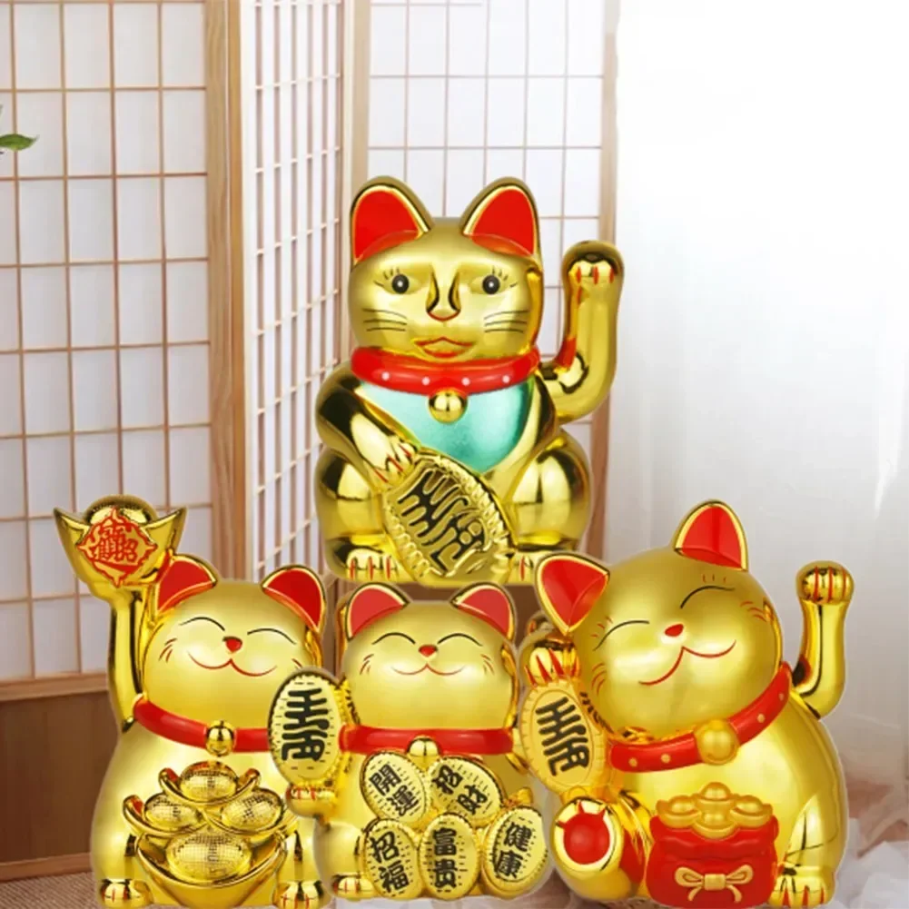 2inch Chinese Lucky Cat Decor Lucky Cat Electric Waving Lucky Cat ...