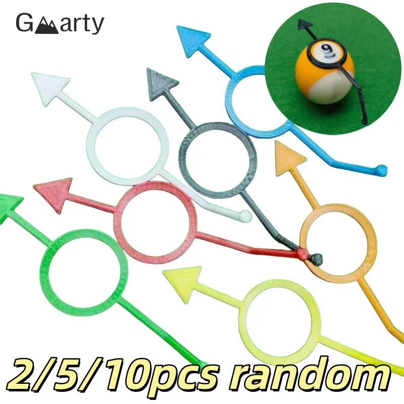 2/5/10pcs Pool Billiards Aid Practice Aiming Guide Ball Position Marker ...