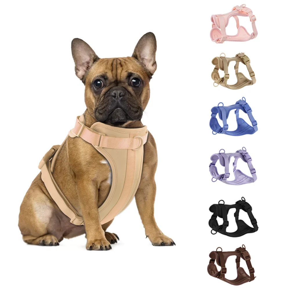 Double-Dog-Leash-PVC-Comfortable-and-breathable-Dog-Harness-Adjustable ...