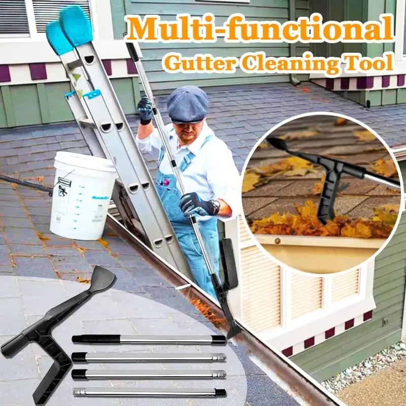 Multi-functional-Gutter-Cleaning-Tool-Rubbish-Trowel-For-Roof-Gutters ...