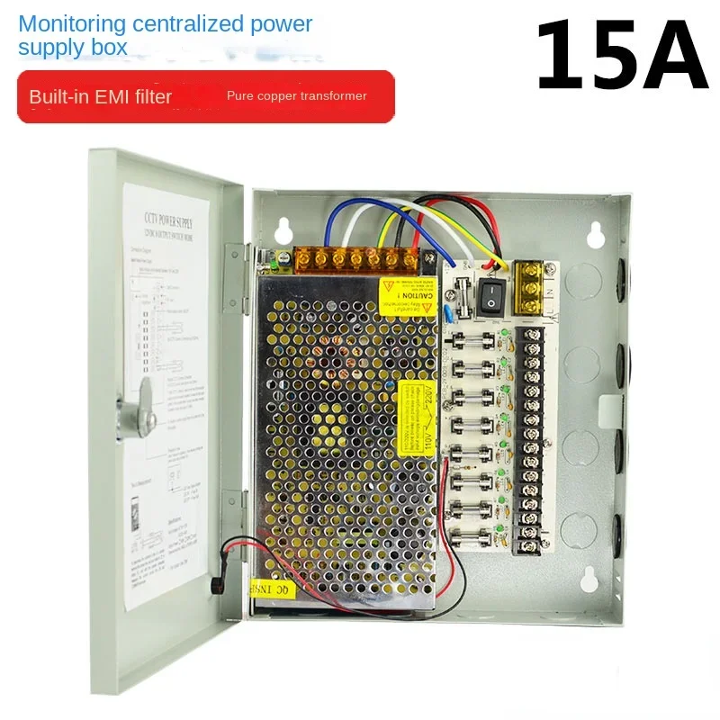 9CH-Outdoor-Waterproof-CCTV-Surveillance-Camera-Central-Power-Supply ...